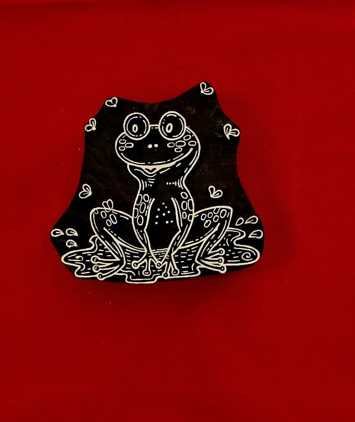 Rain Frog-Wooden printing blocks A568